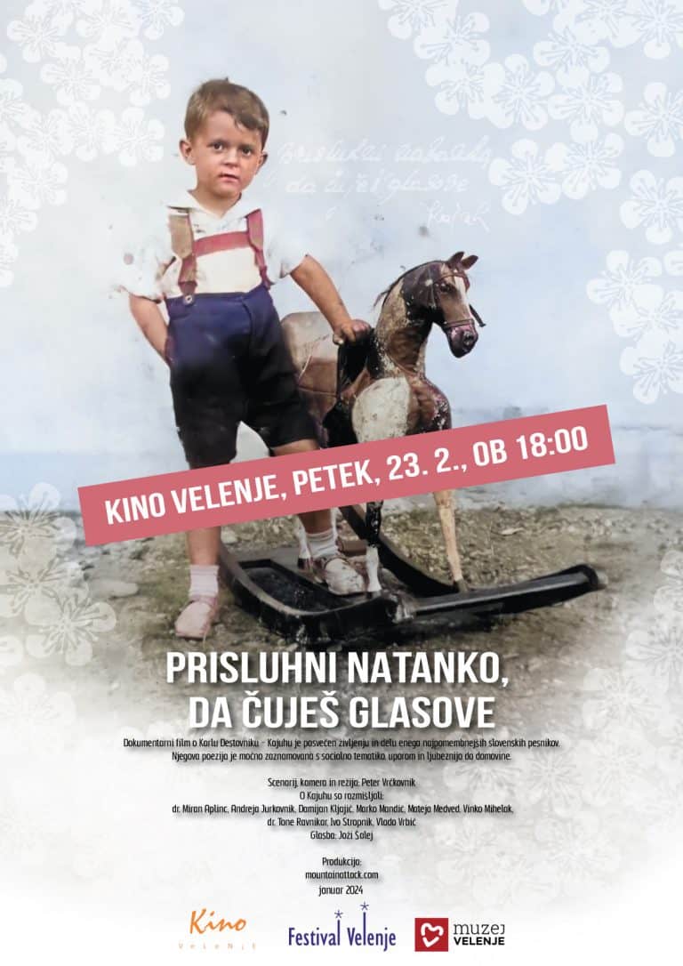 Vabilo na premiero dokumentarnega filma o pesniku Karlu Destovniku ...
